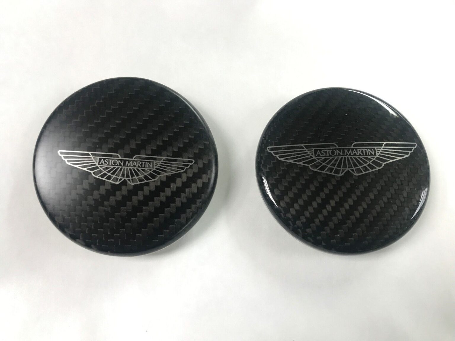 Carbon Fibre Wheel Centre Badges - PARTS @ ASTON MARTIN WORKS